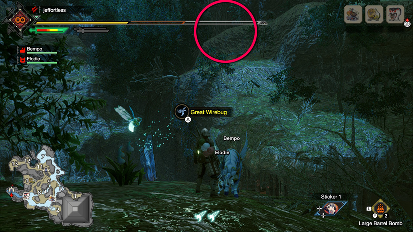 flooded forest mining spots