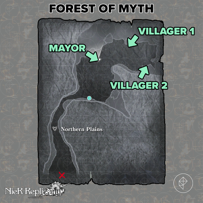 Nier Replicant Forest of Myth riddles answers