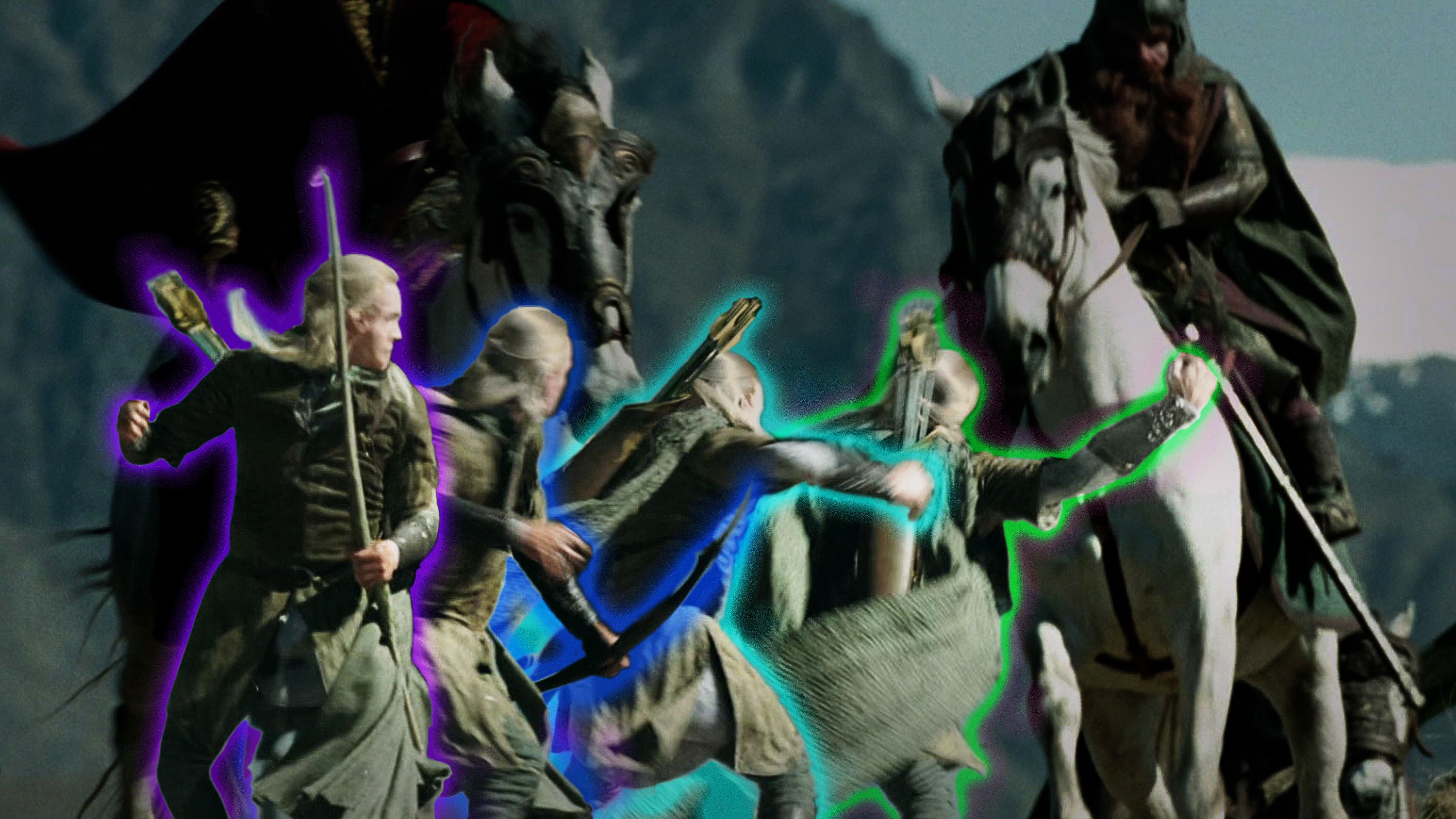 Legolas Shooting Side View Legolas Will Be The Main Link Between 'The