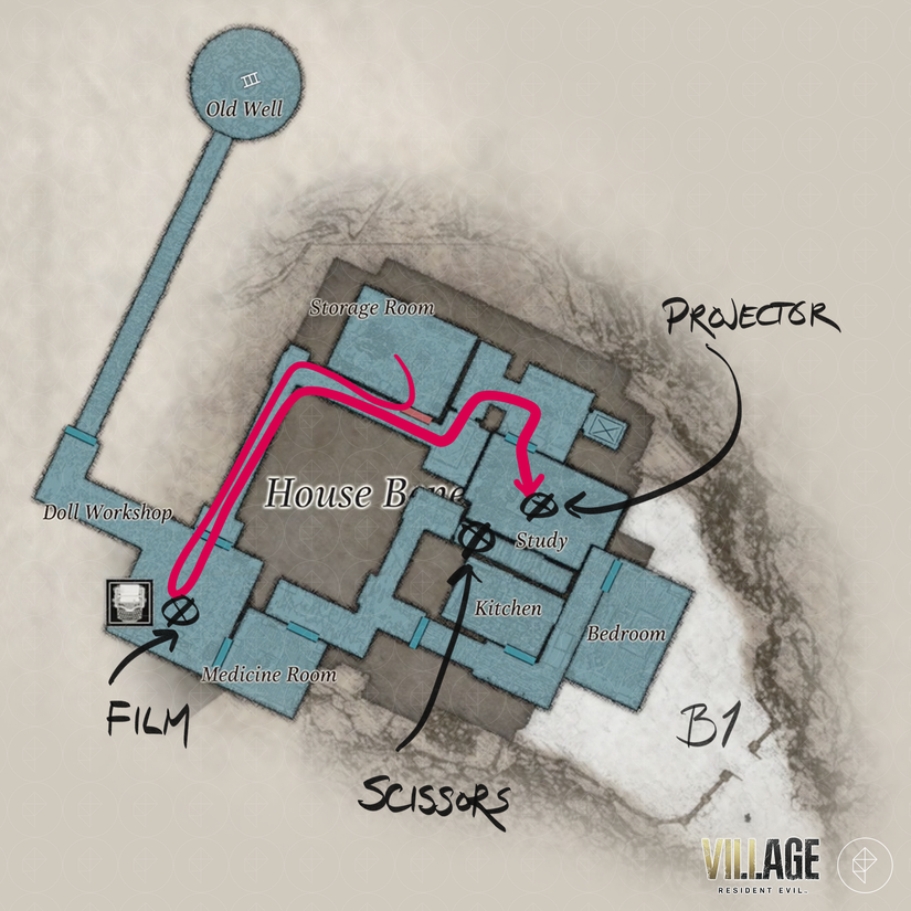 RE8 House Beneviento walkthrough