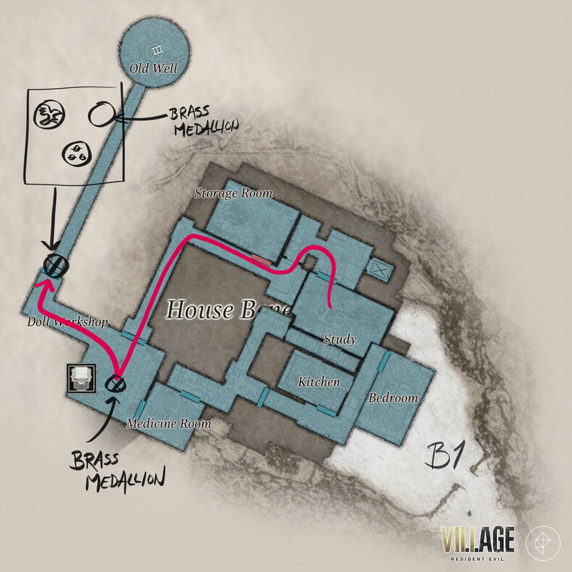 RE8 House Beneviento walkthrough
