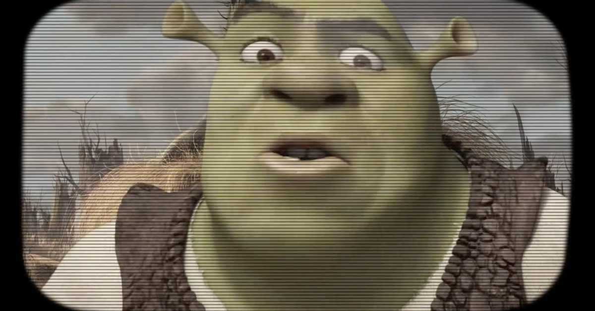 upset shrek