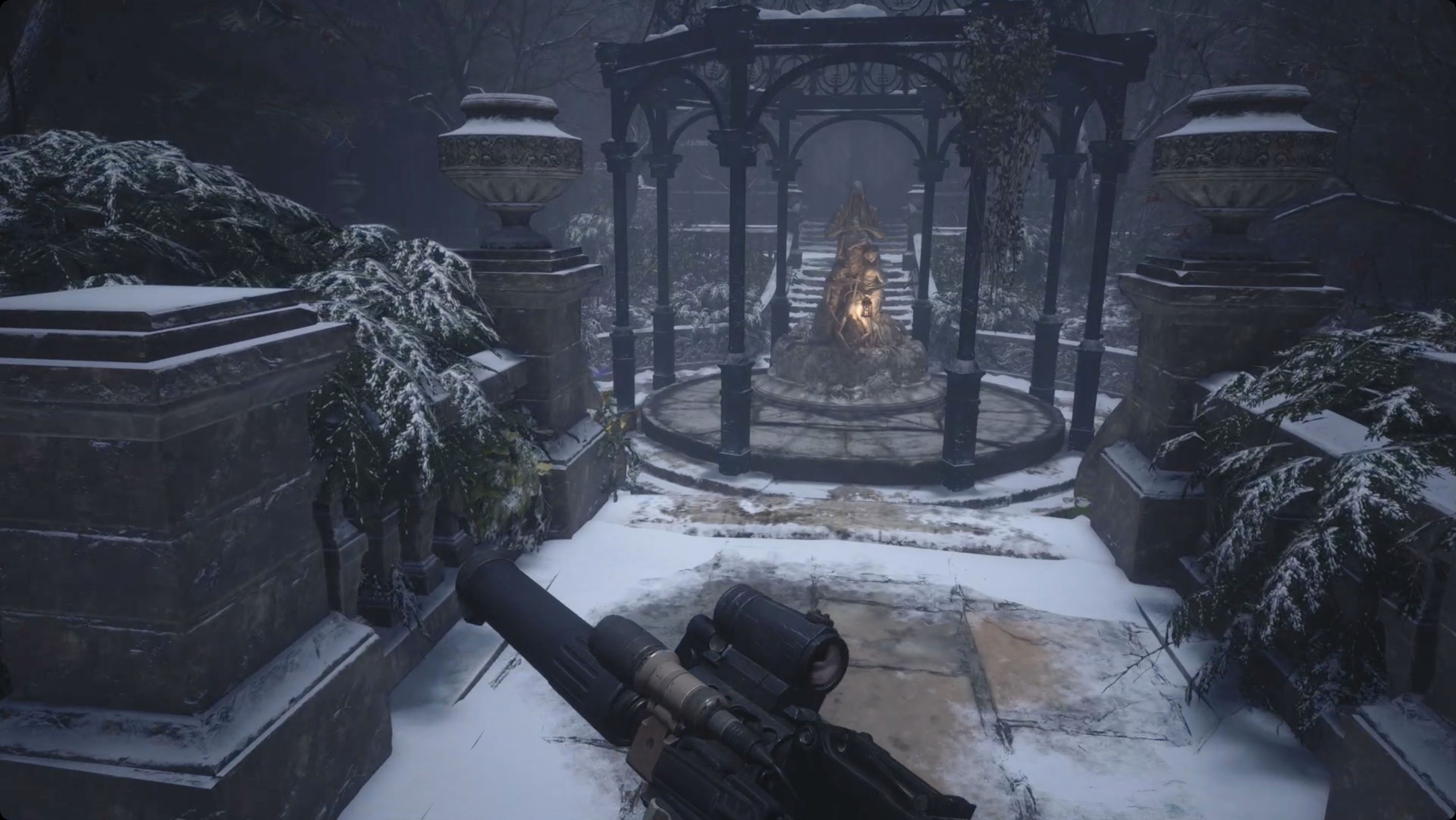 Resident Evil Village every item in Castle Dimitrescu Courtyard guide