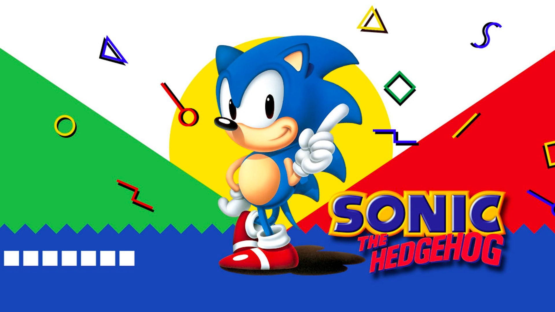 retro sonic wallpaper