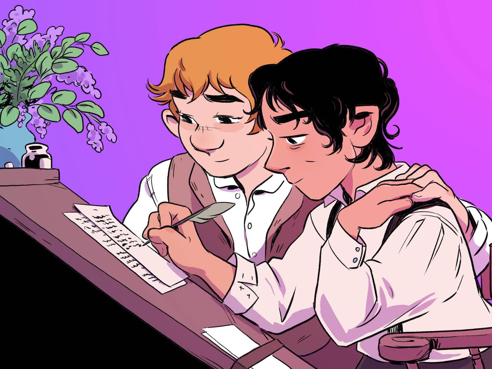 frodo reading wallpaper