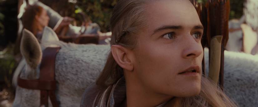 legolas making faces in background