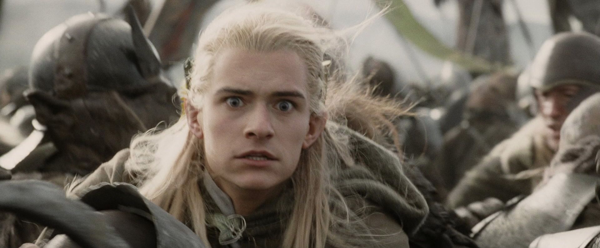 legolas making faces in background