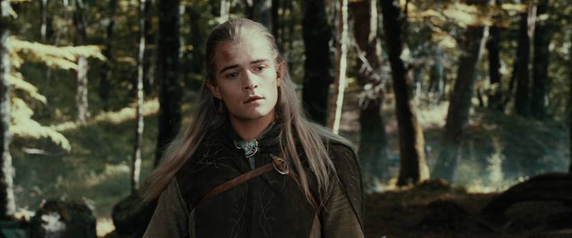 legolas making faces in background