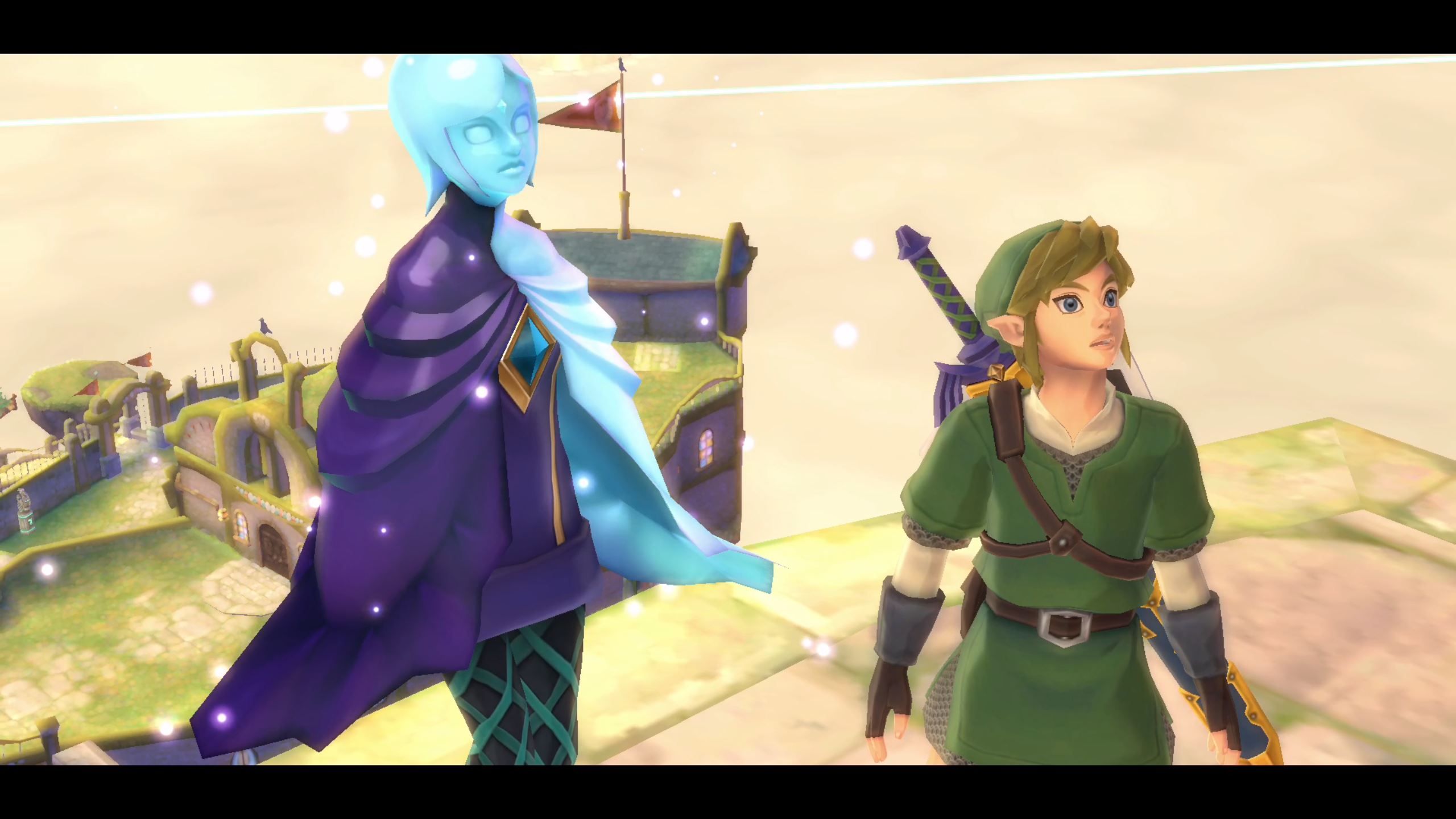 Skyward Sword Zelda And Link Screenshots