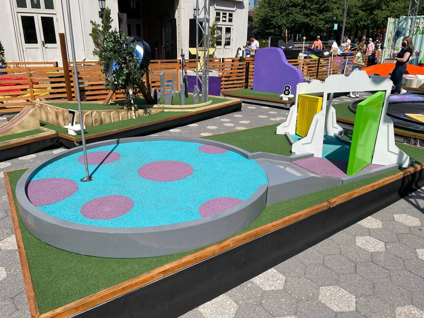 Pixar movie mini-golf holes, ranked by Disney-ness