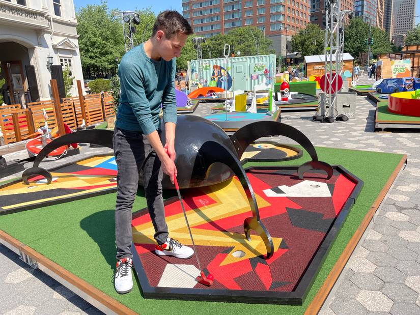 Pixar movie mini-golf holes, ranked by Disney-ness