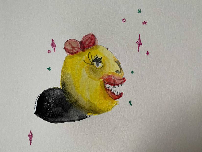 The best Ms. Pac-Man fan art (that we drew)