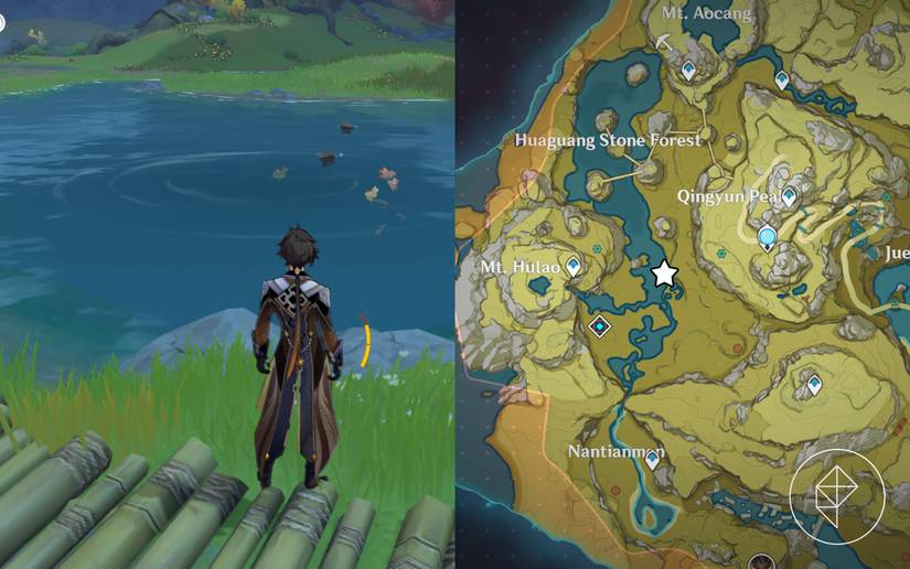 All fishing spots in Genshin Impact