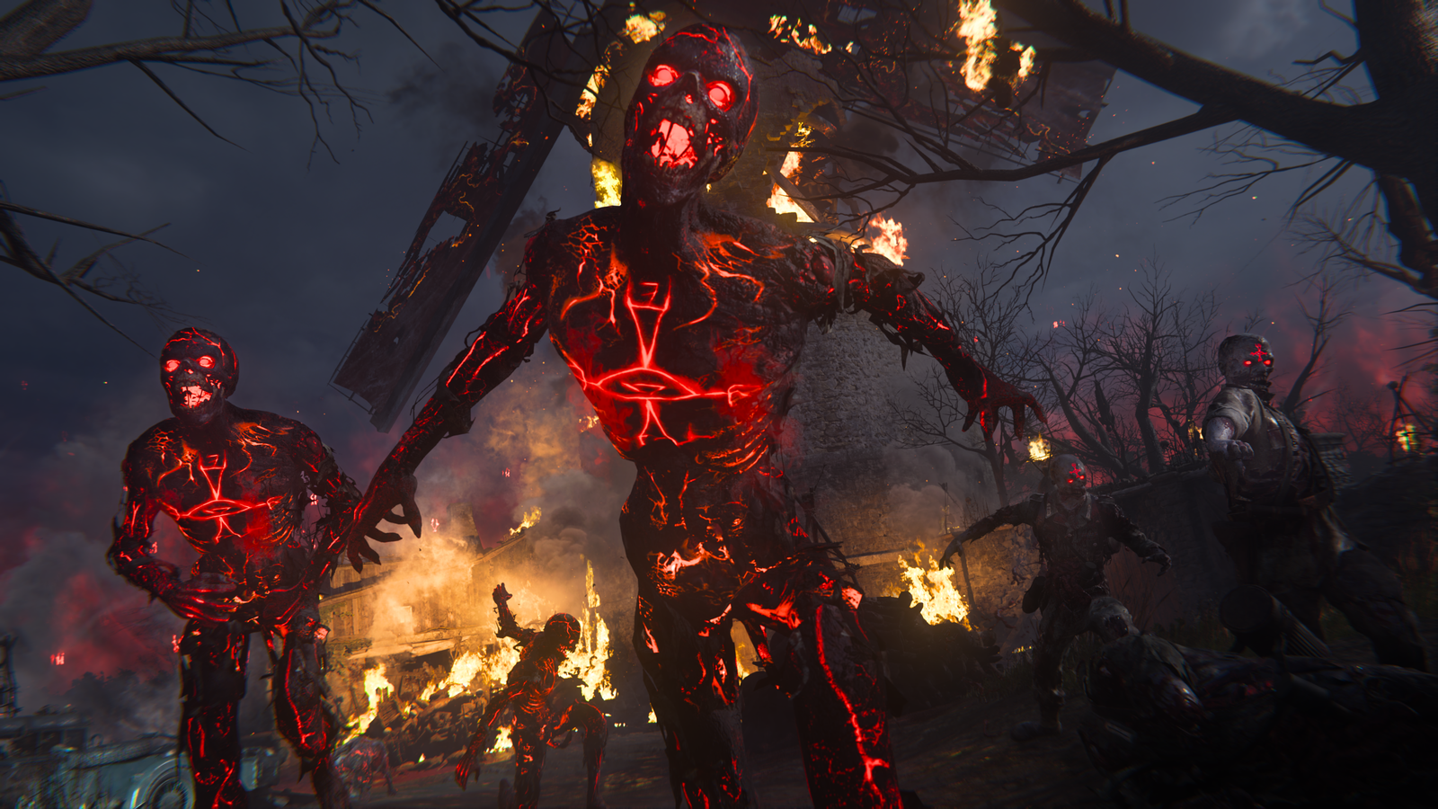 fire zombie