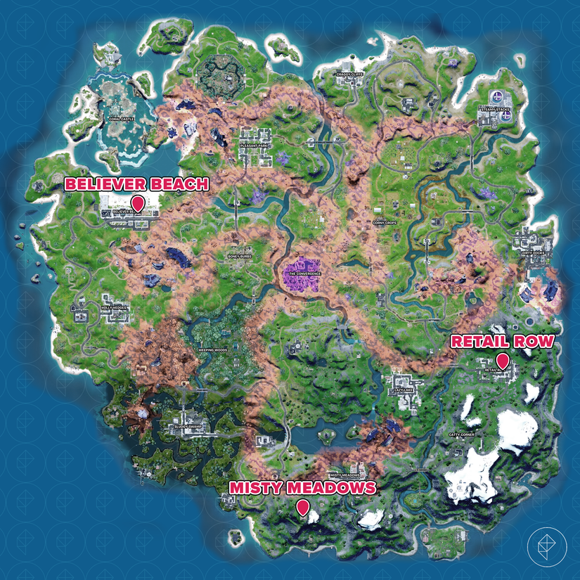 Fortnite Ariana Grande Record and Turntable map locations