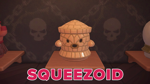 Gyroids and gyroid fragments in ACNH