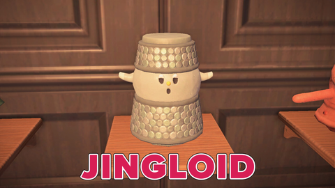 Gyroids and gyroid fragments in ACNH