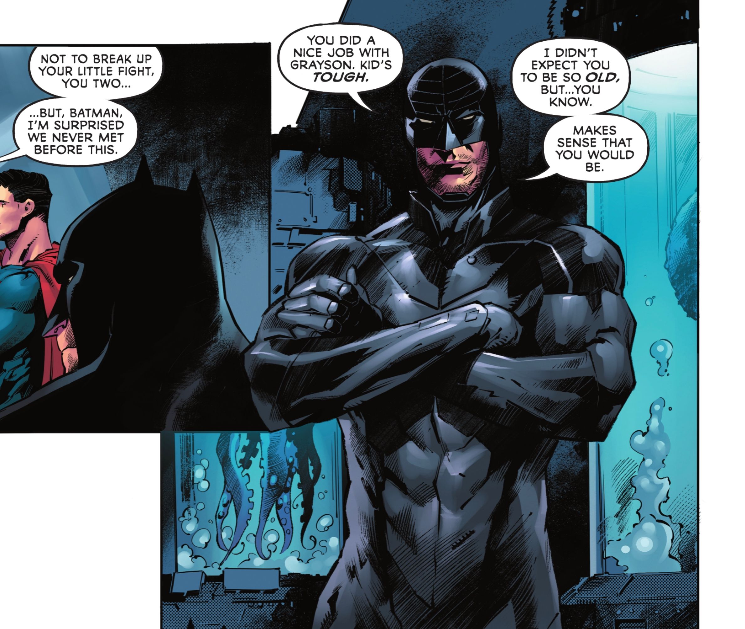 does batman like superman