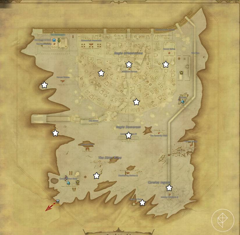 FFXIV: Endwalker Aether Current locations guide and maps