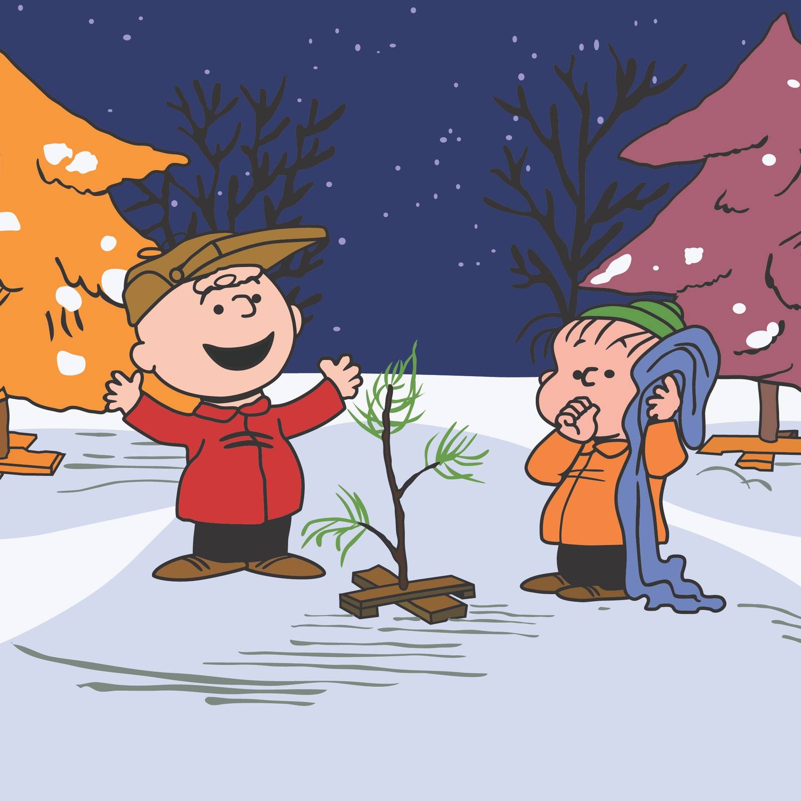 peanuts comic christmas tree