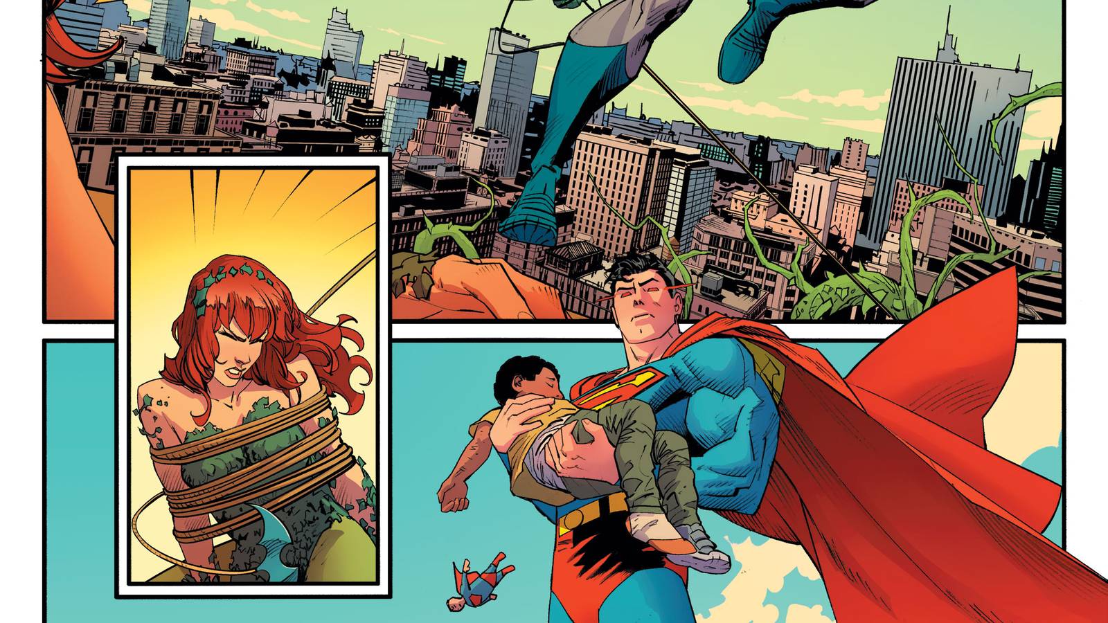 batman superman comic panel