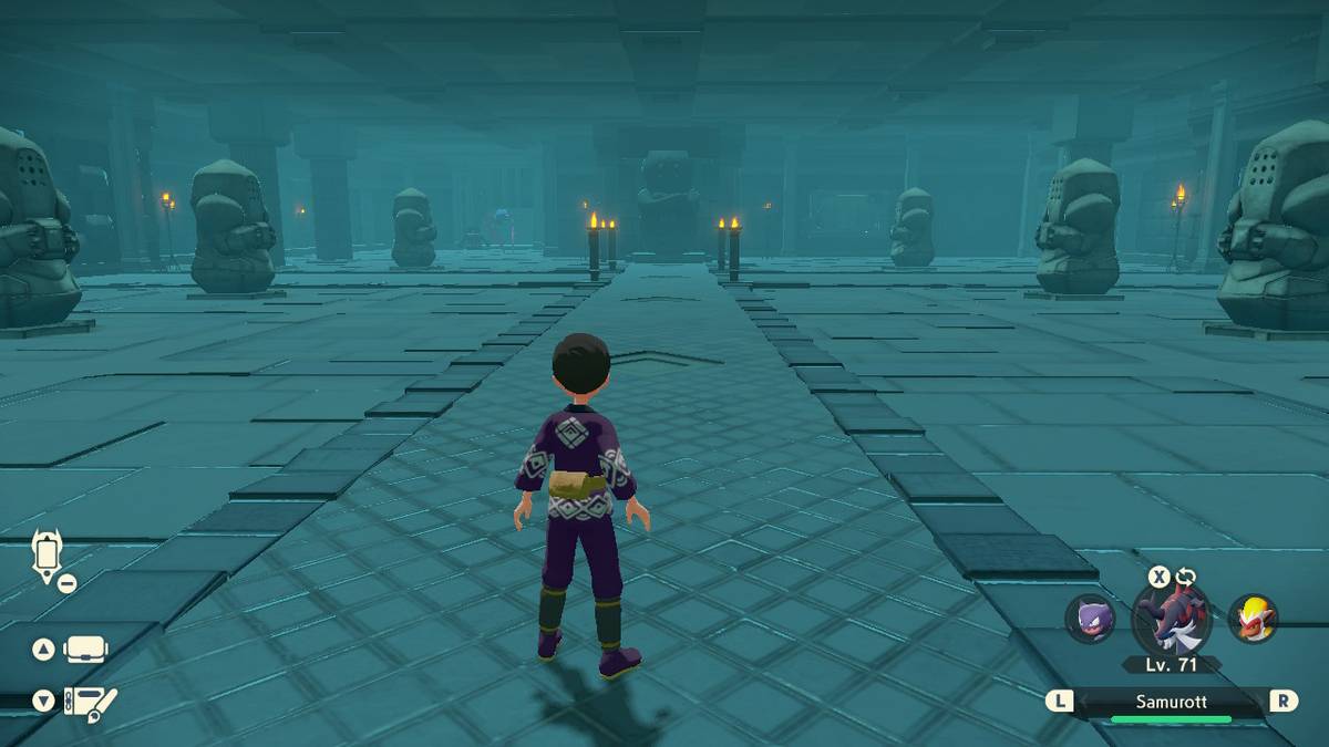 Pokémon Legends: Arceus: Snowpoint Temple puzzle solution guide