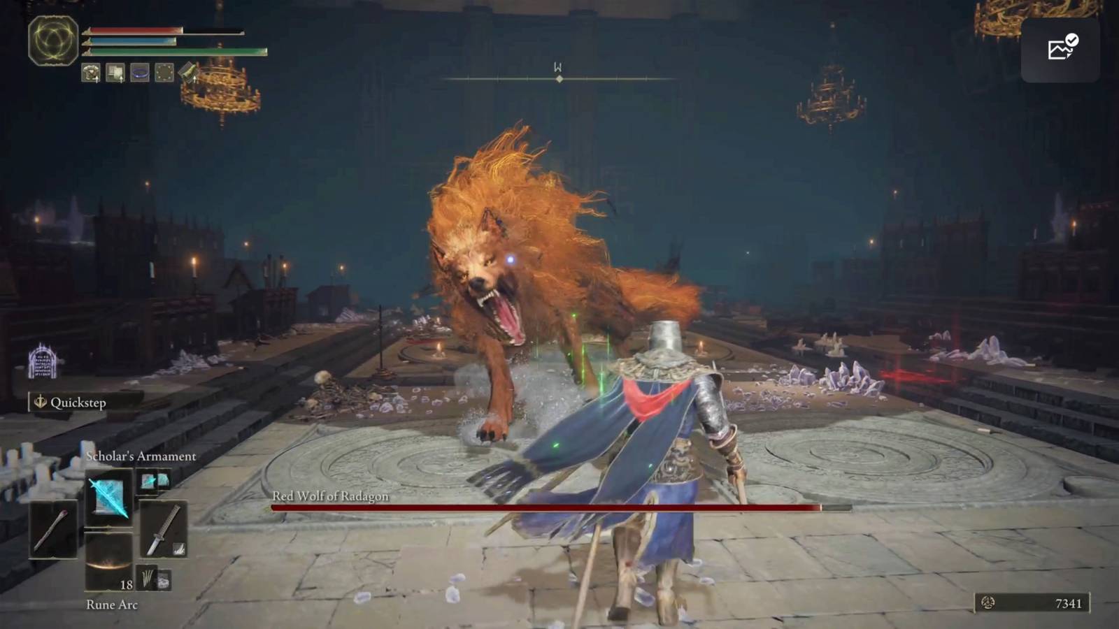 Red Wolf of Radagon Elden Ring boss guide