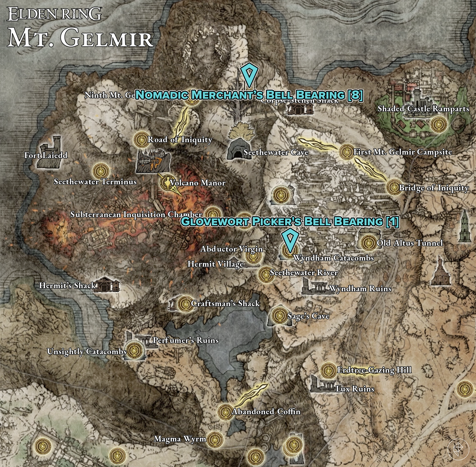 All bell bearing locations in Elden Ring