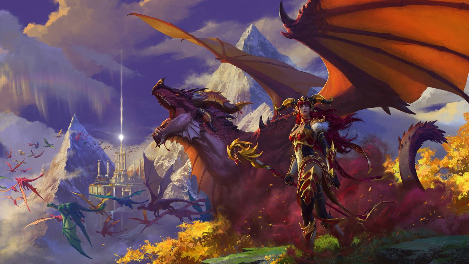 purple dragonflight