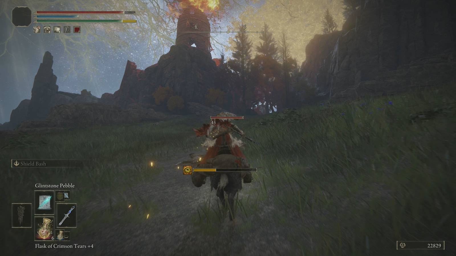 Frenzy-Flaming Tower Elden Ring location and incantation