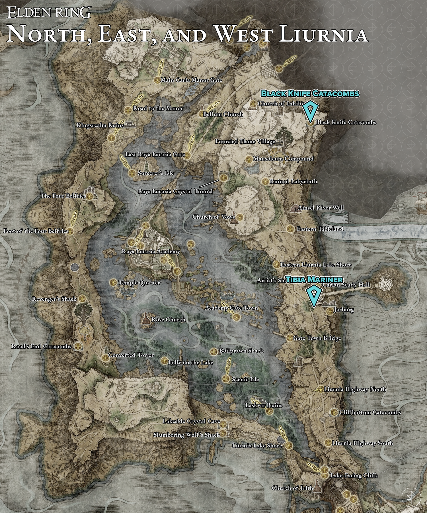 Deathroot location maps in Elden Ring