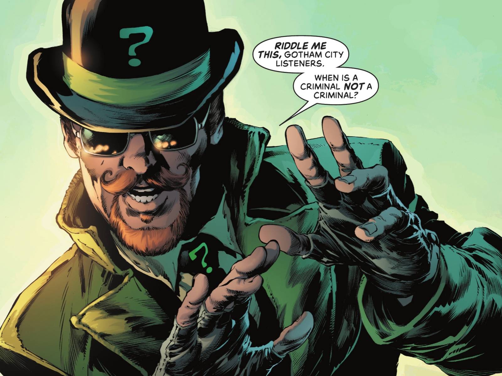 riddler comic wallpaper