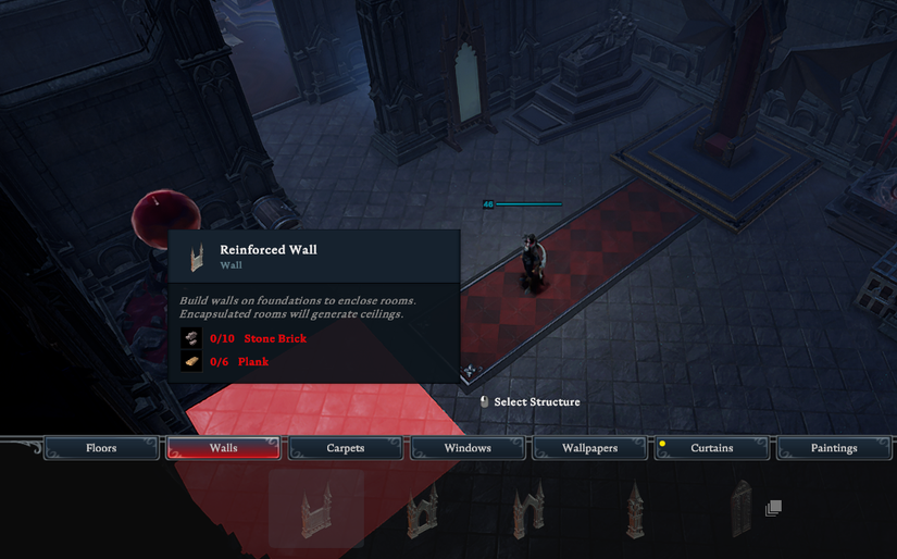 How to build a roof in V Rising