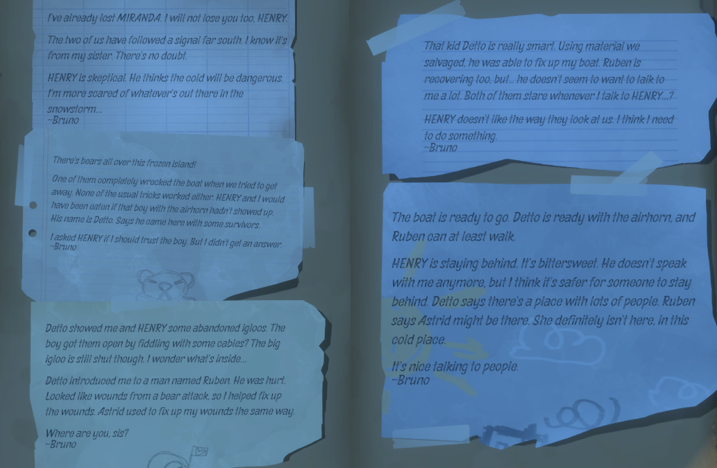 Raft guide: Temperance note locations