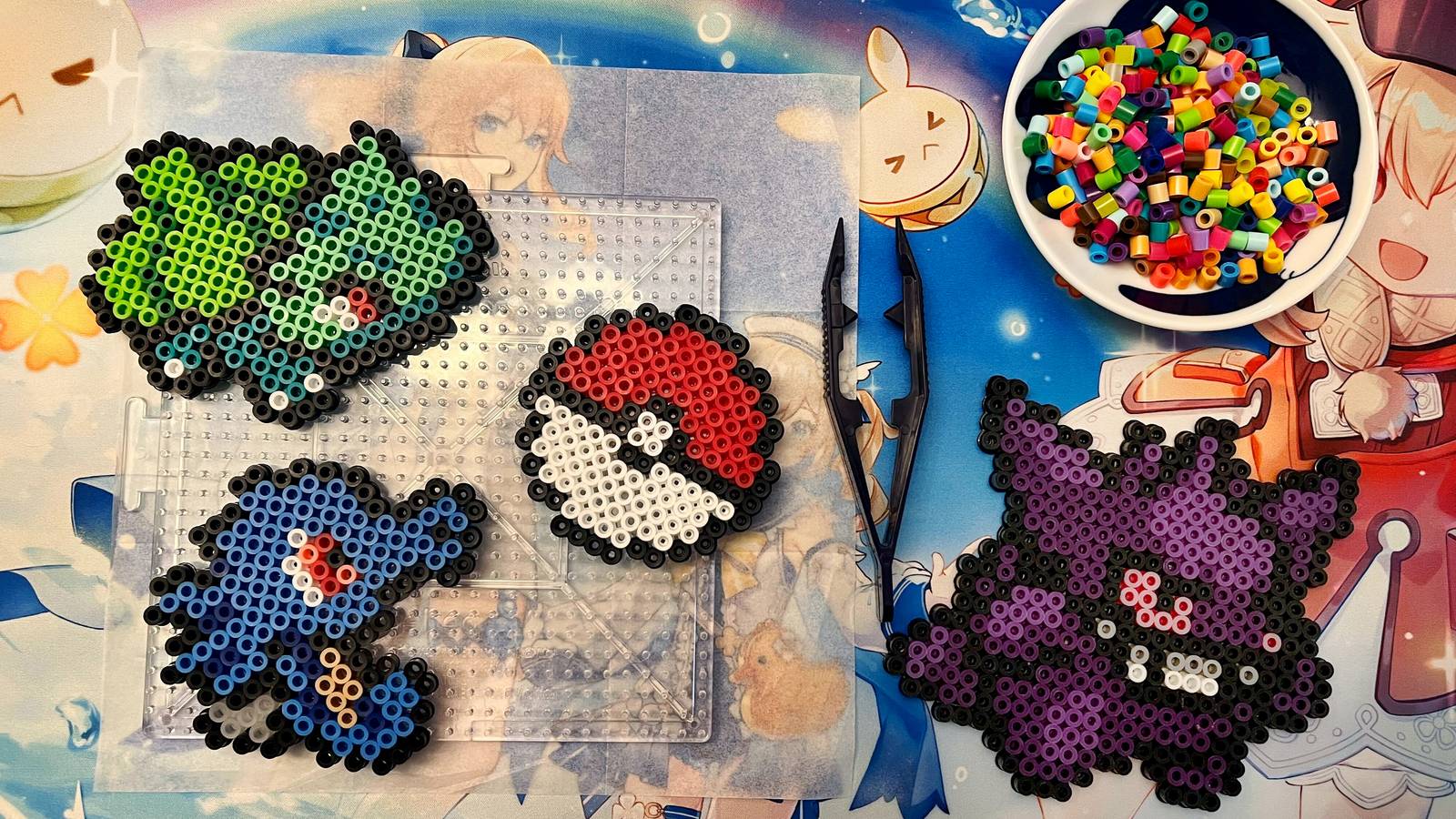 pokemon ball perler beads
