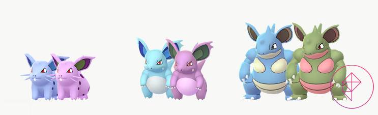 nidoran♀ evolution