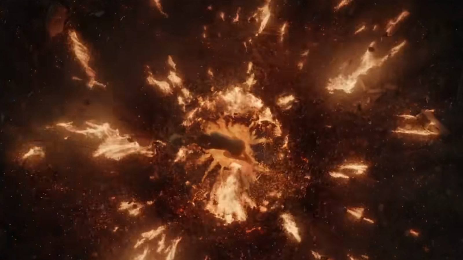 sauron fall from sky