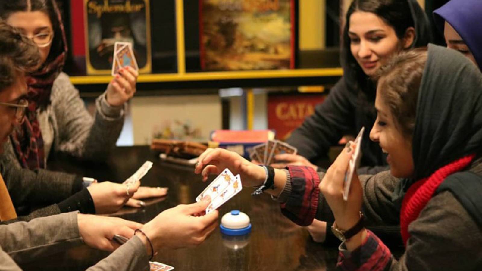 As Iranian youths protest, board game cafes and D&D provide community