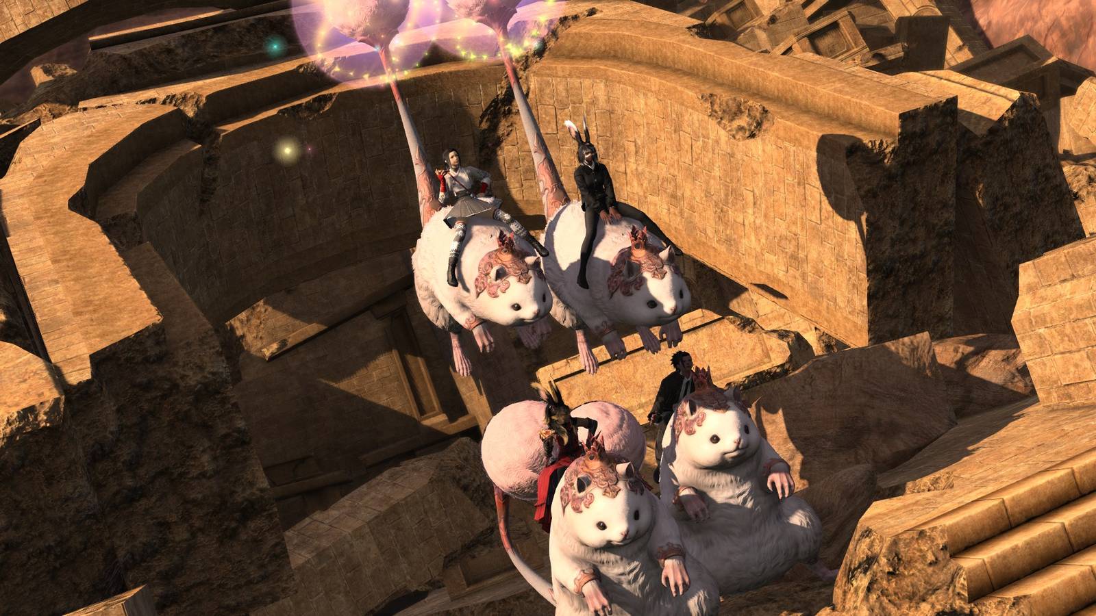 All the Sil’dihn Subterrane Variant Dungeon routes in FFXIV