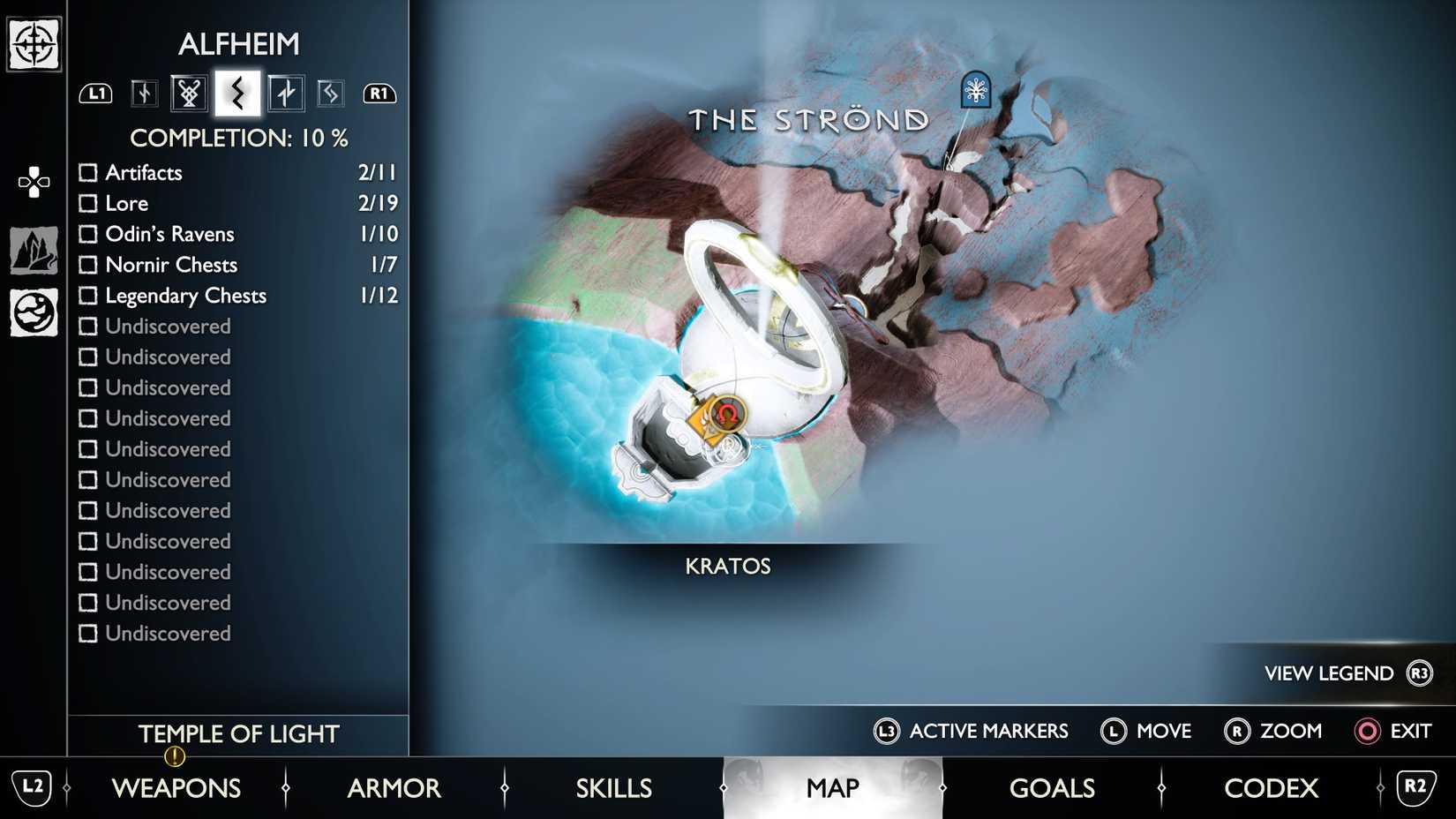 God of War Ragnarok Alfheim collectibles guide