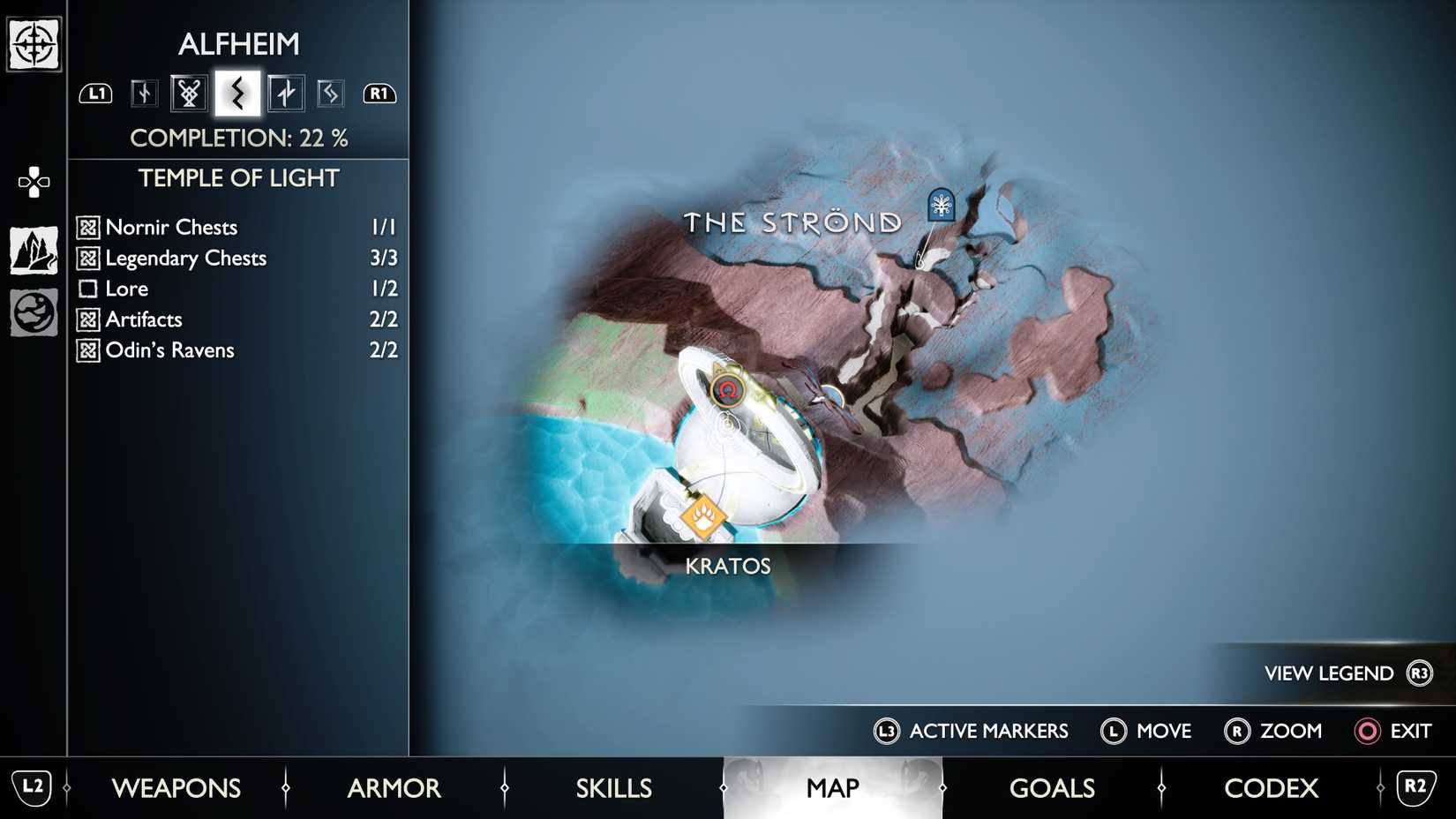God of War Ragnarok Alfheim collectibles guide