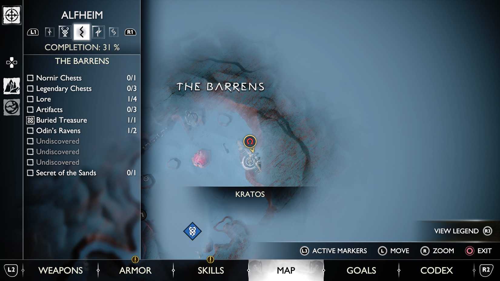 God of War Ragnarok Alfheim collectibles guide