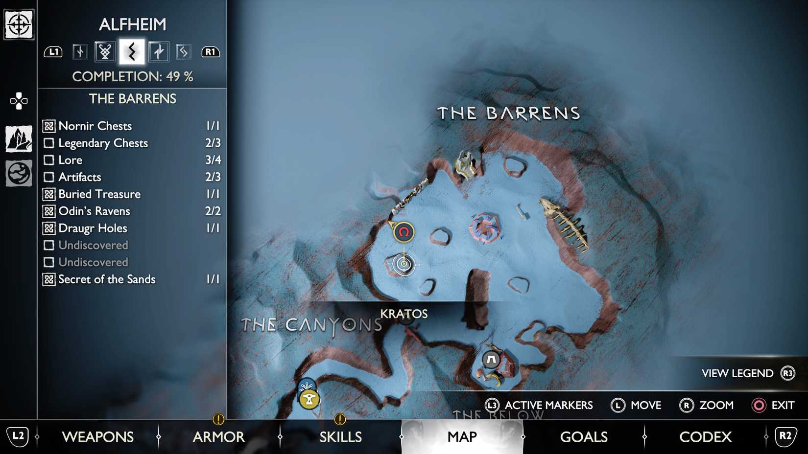 God of War Ragnarok Alfheim collectibles guide