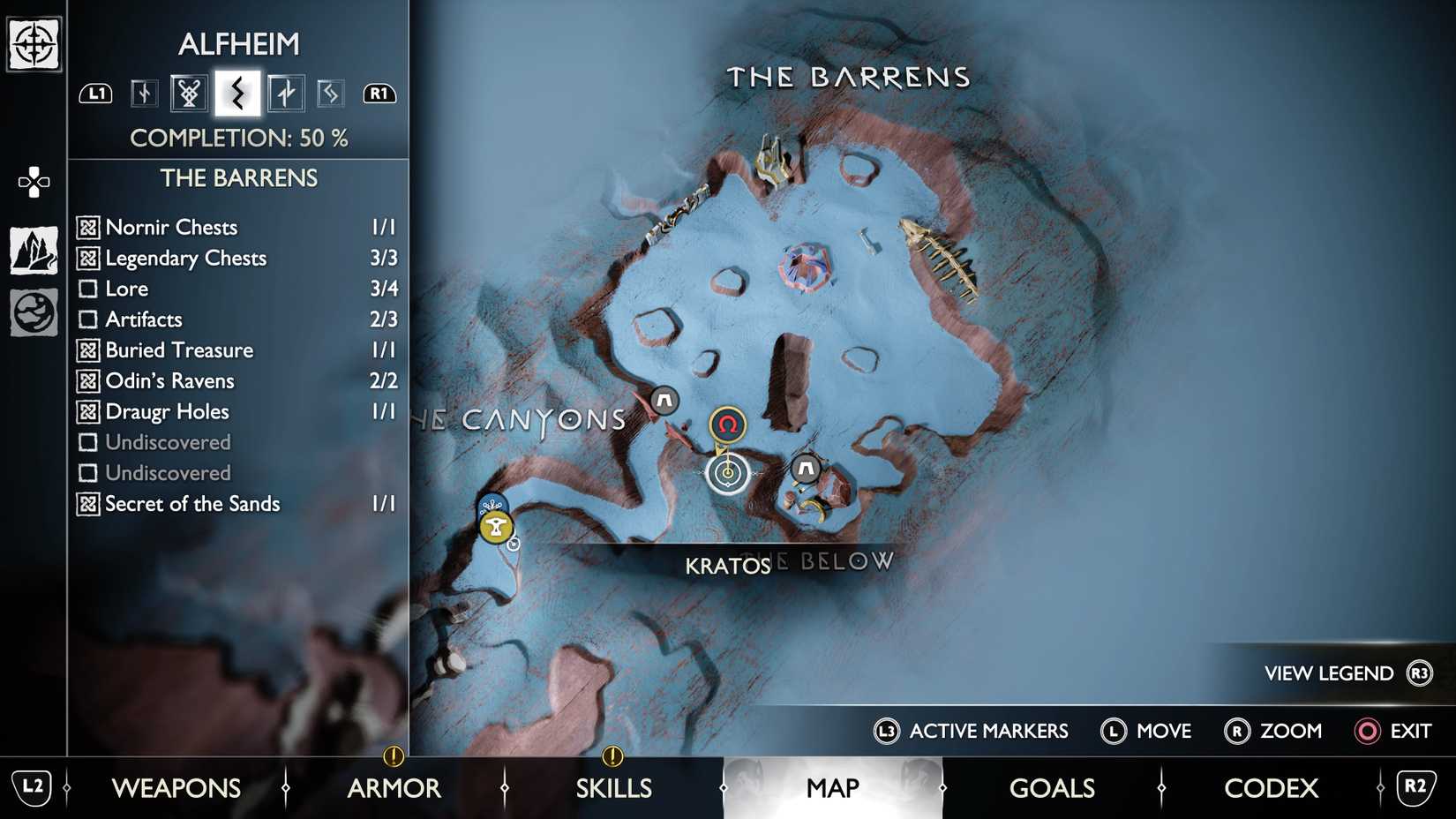 God of War Ragnarok Alfheim collectibles guide