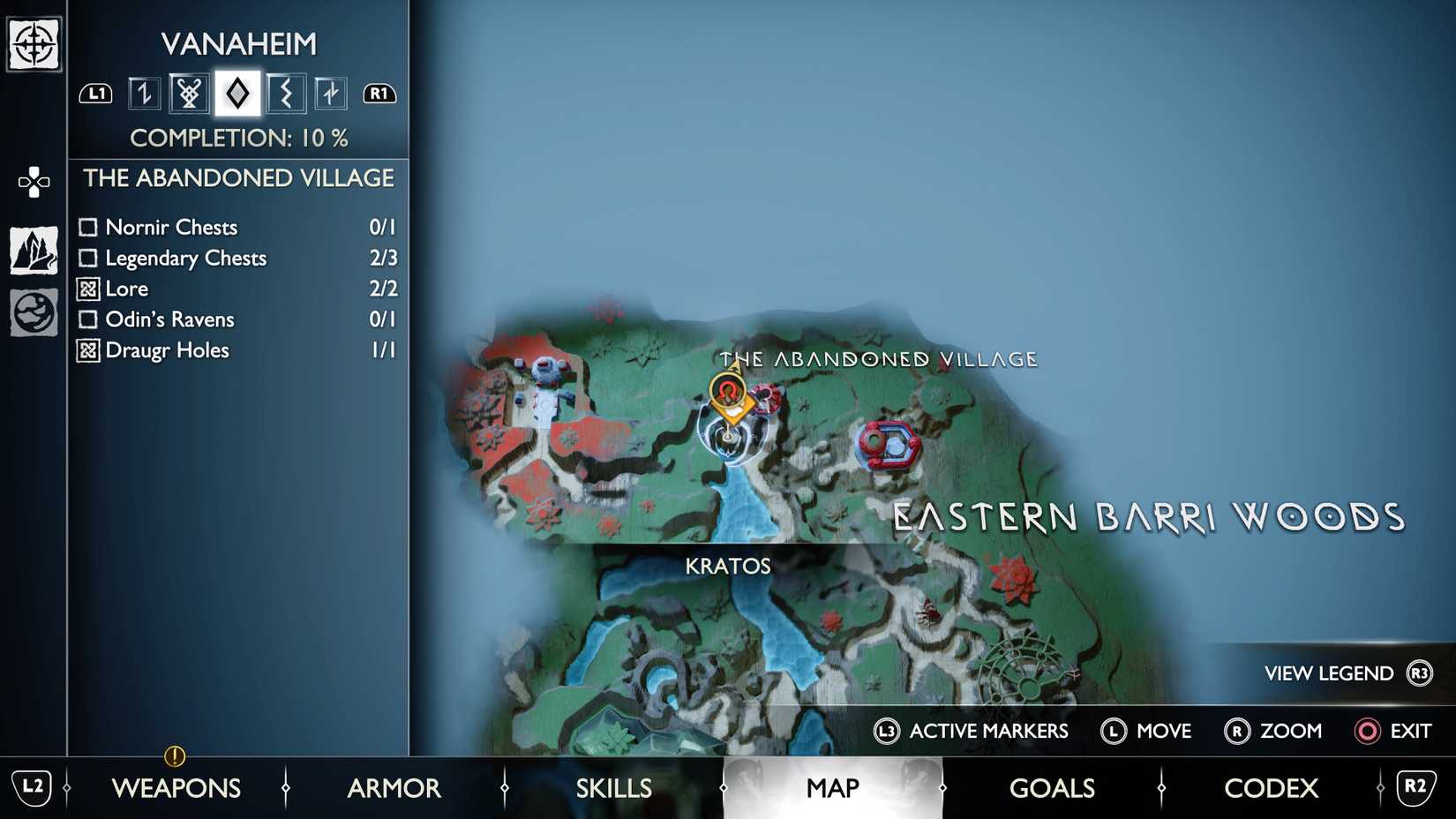 God of War Ragnarok Vanaheim collectibles guide