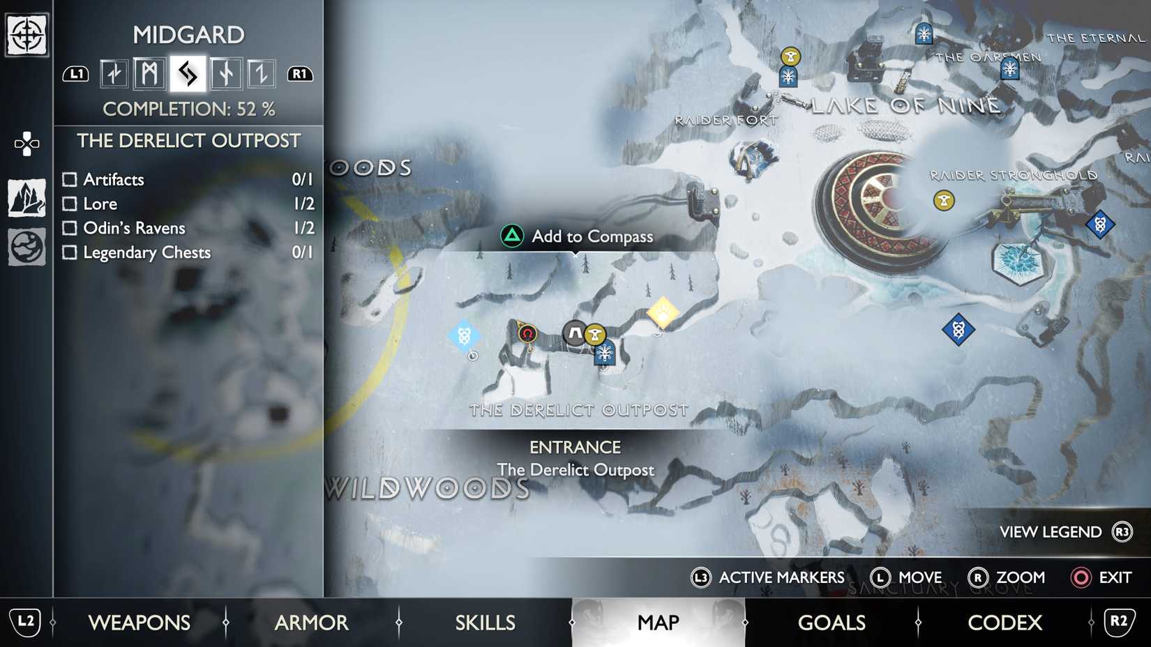 God of War Ragnarok Midgard artifacts, collectibles and Odin’s Ravens