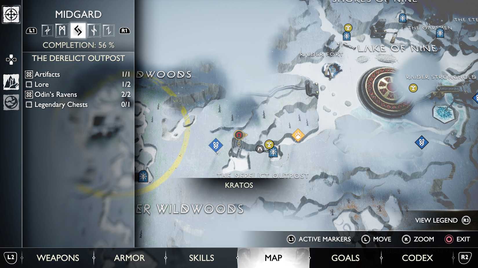 God of War Ragnarok Midgard artifacts, collectibles and Odin’s Ravens