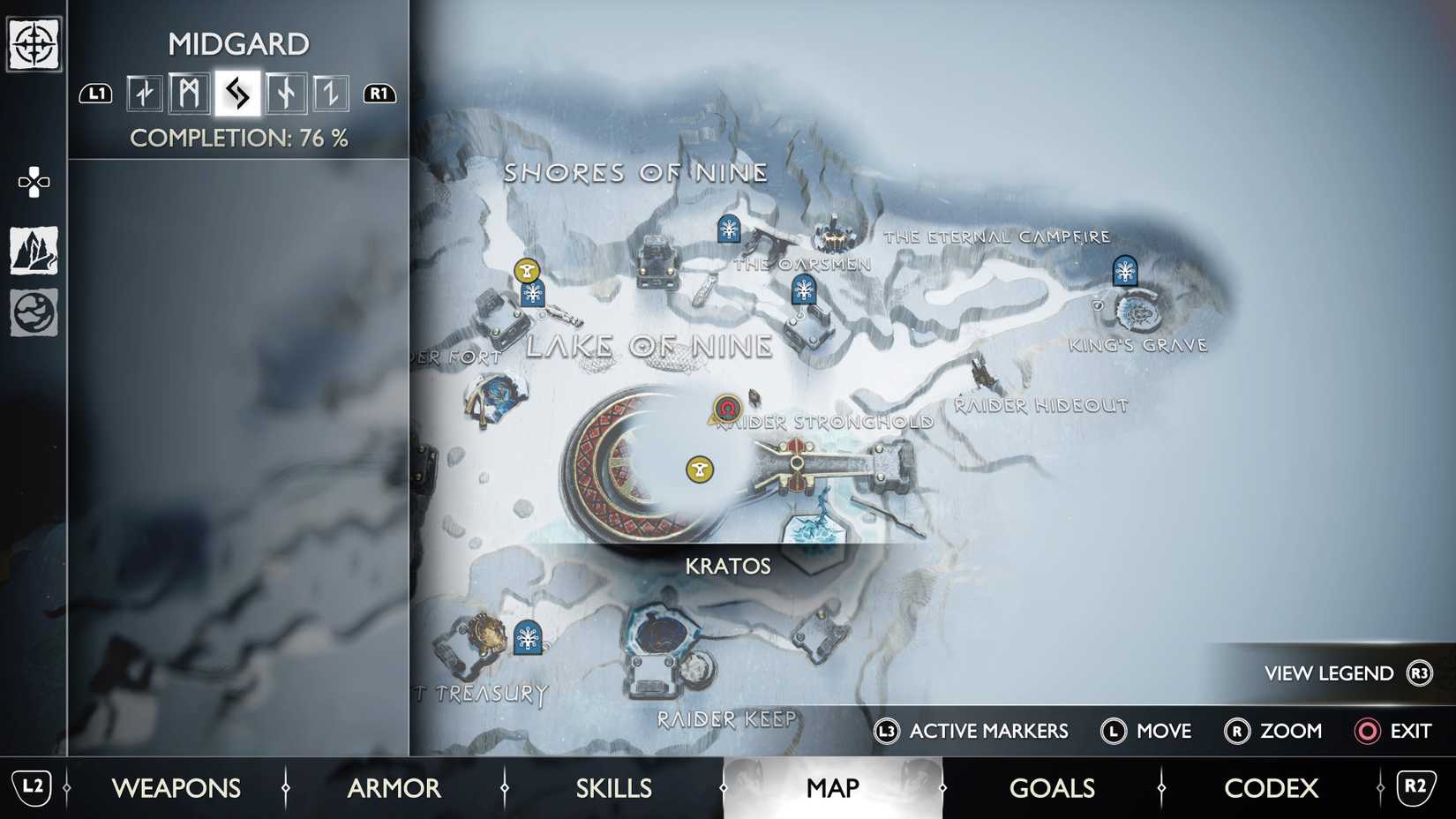 God of War Ragnarok Midgard artifacts, collectibles and Odin’s Ravens