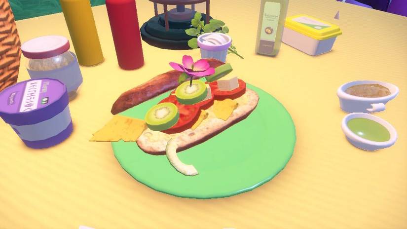 Pokémon Scarlet and Violet full sandwich and ingredient list