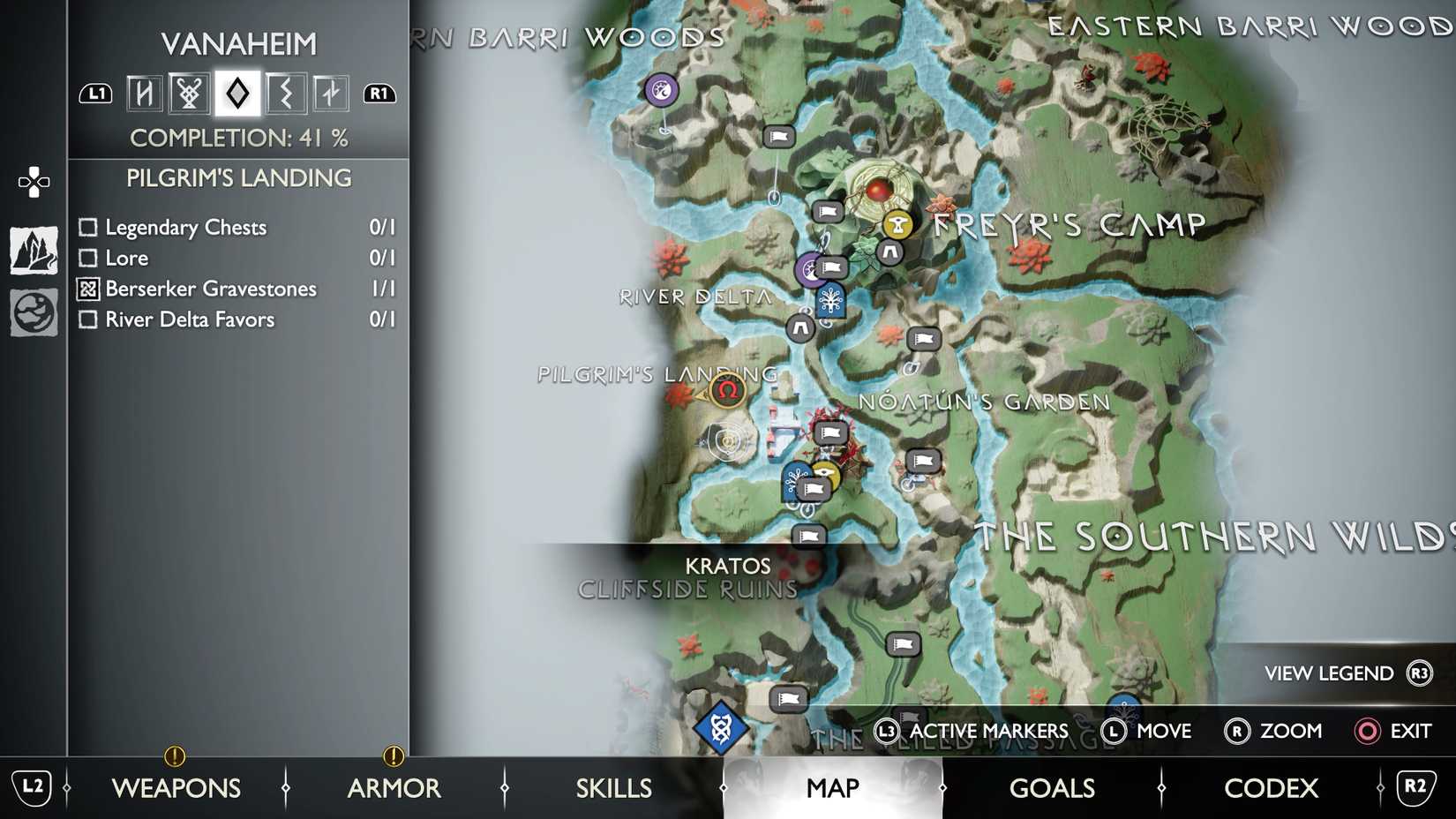 God of War Ragnarok Vanaheim collectibles guide